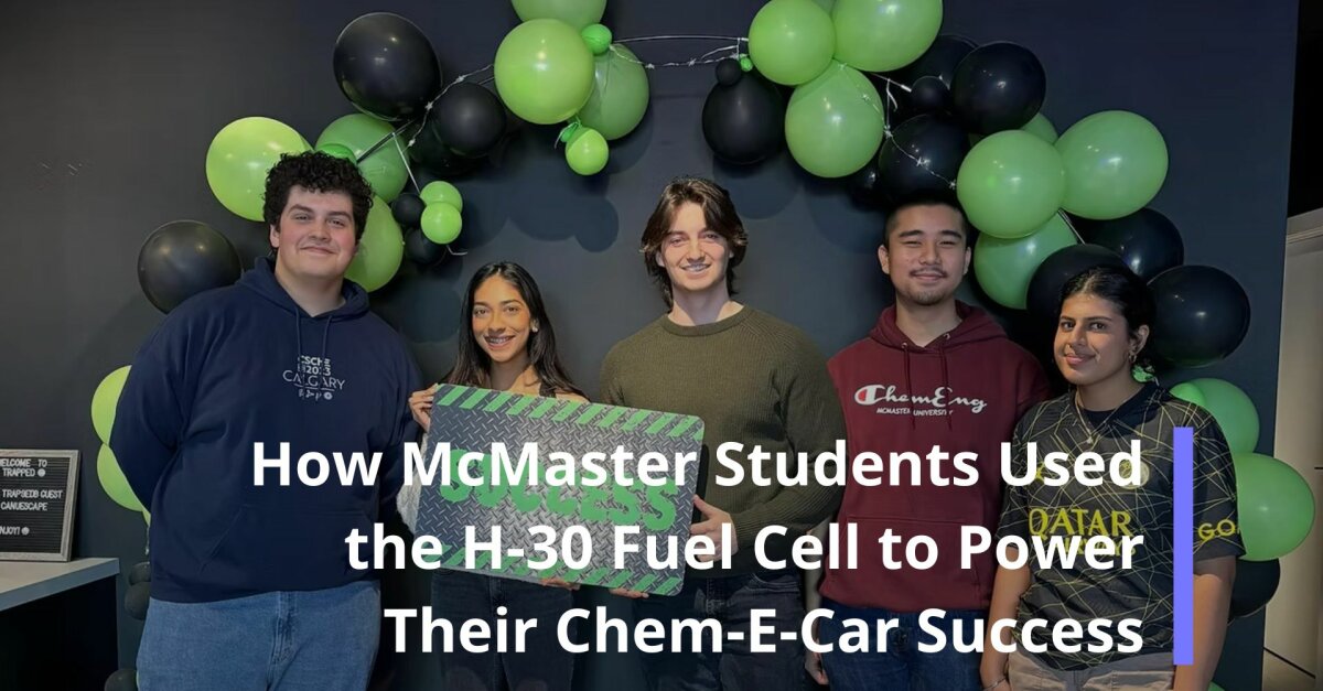 Horizon Educational - How McMaster Students Used the H-30 Fuel Cell to ...