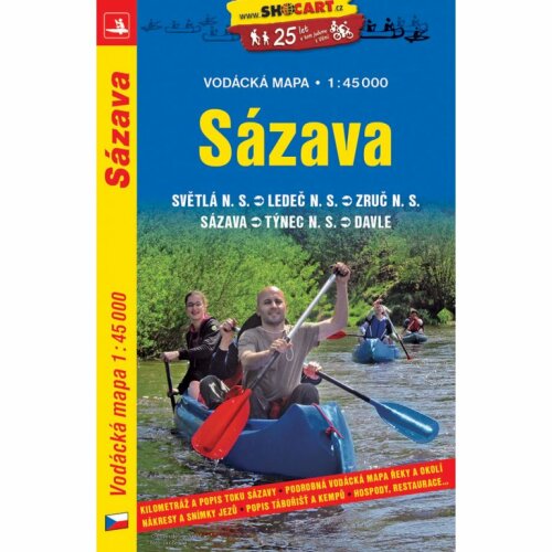 Vodácká mapa Sázava | Vodácké potřeby - Water Element